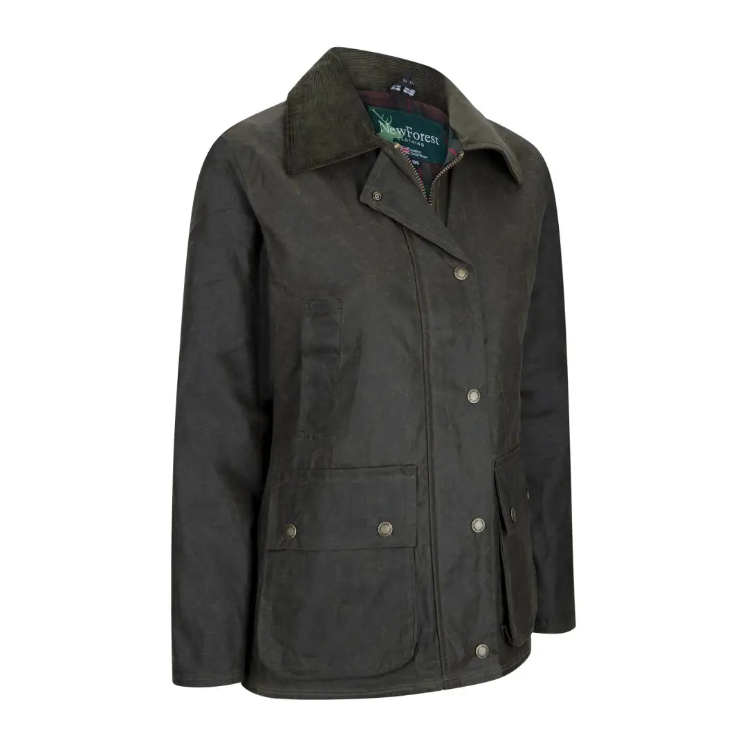 New Forest Ladies Antique Wax Jacket – New Forest Clothing