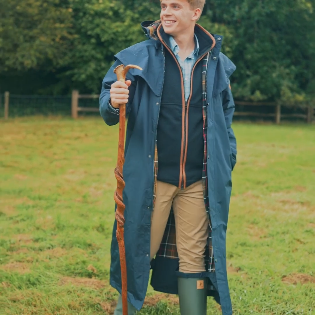 New Forest Ranger Mens Full Length Waterproof Coat – New Forest Clothing