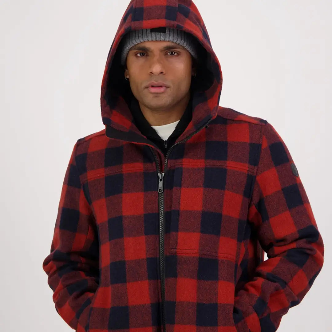 Swanndri Hudson Wool Hoodie At New Forest Clothing
